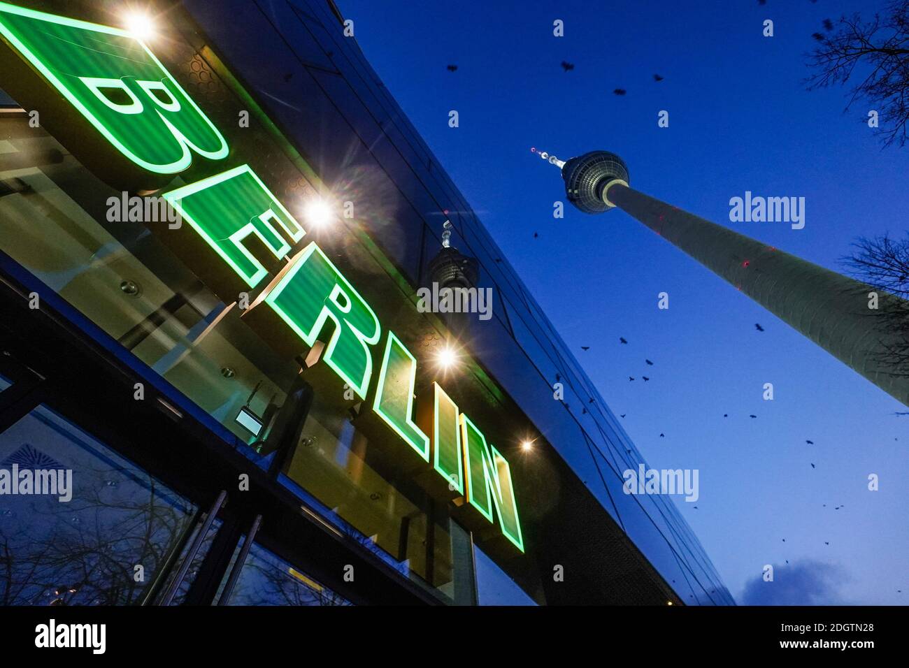 Berlin, Germany. 08th Dec, 2020. The word "Berlin" can be seen in ...