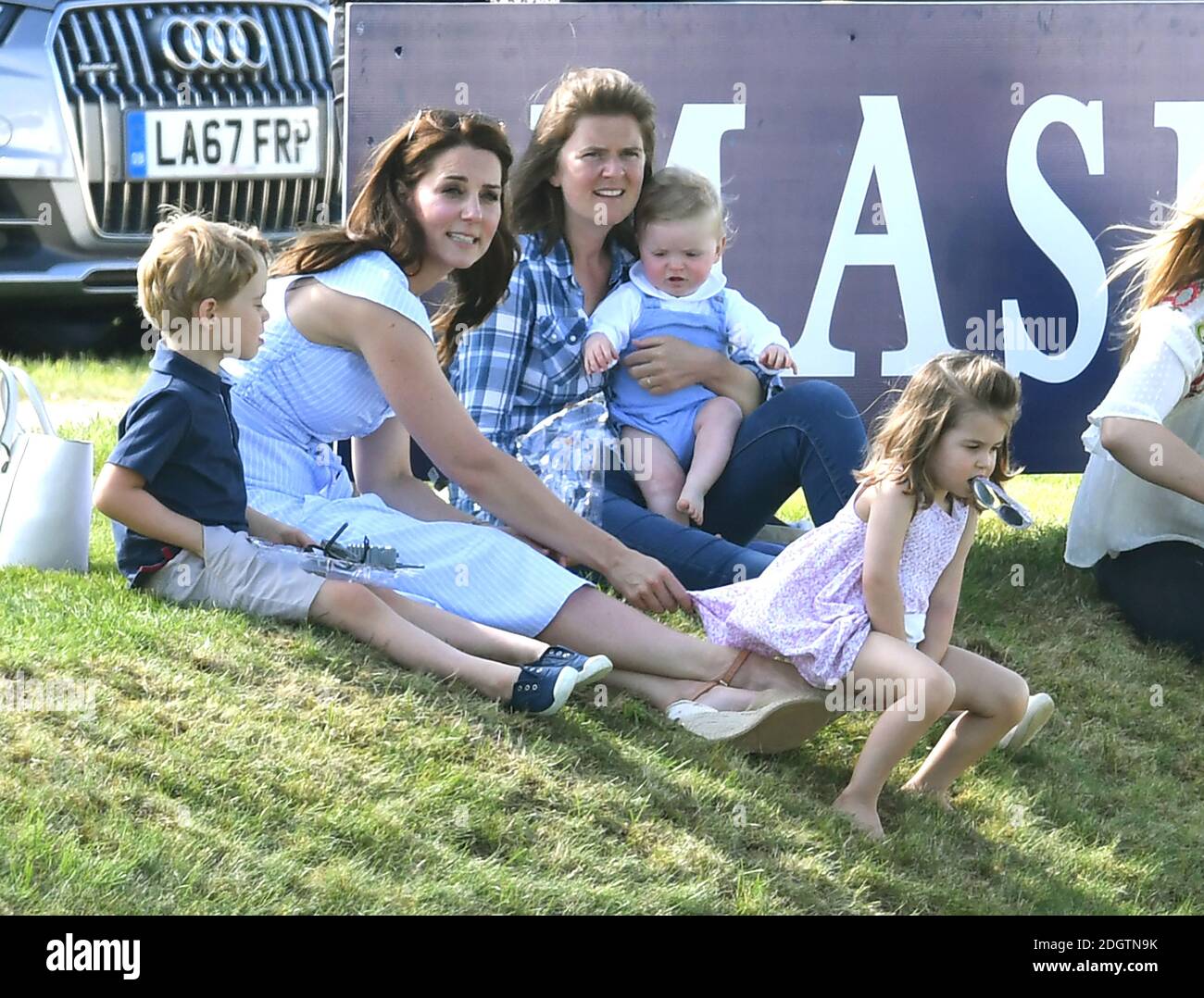 Catherine Duchess of Cambridge, Prince George and Princess Charlotte ...
