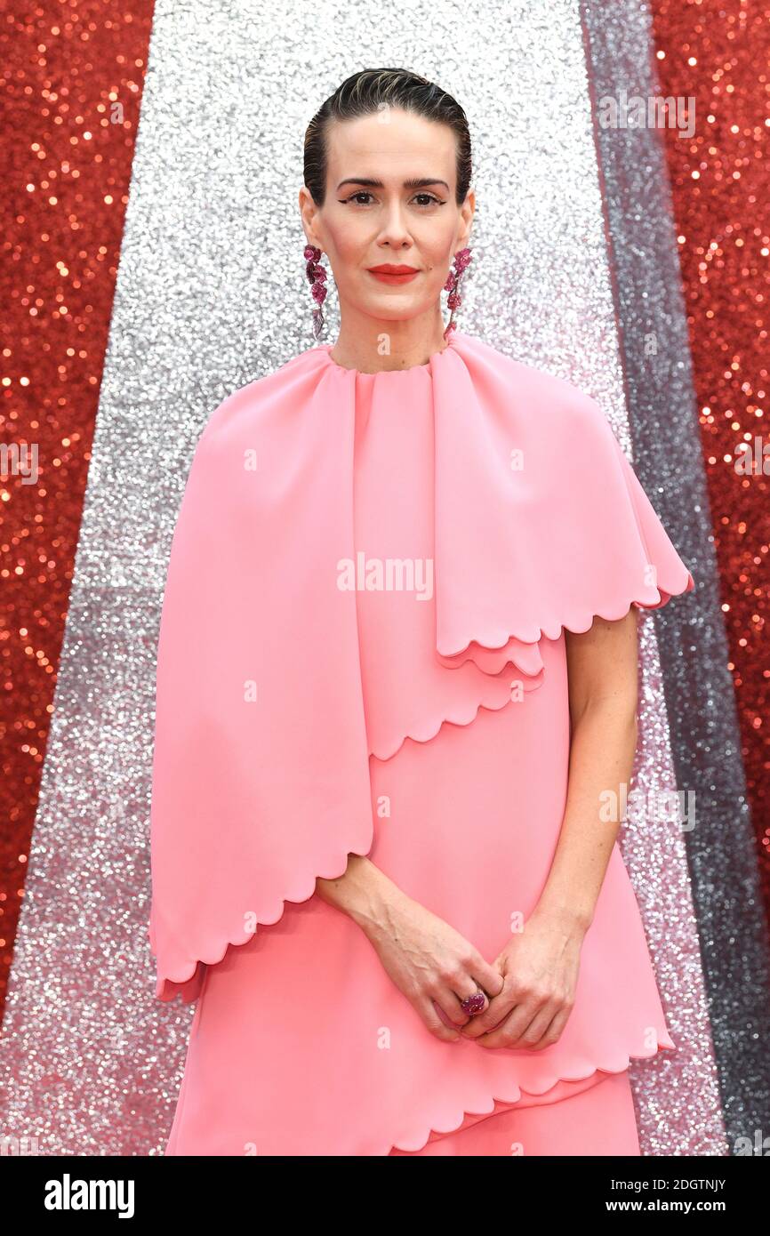 Sarah Paulson attending the European premiere of Oceans 8, held at the ...