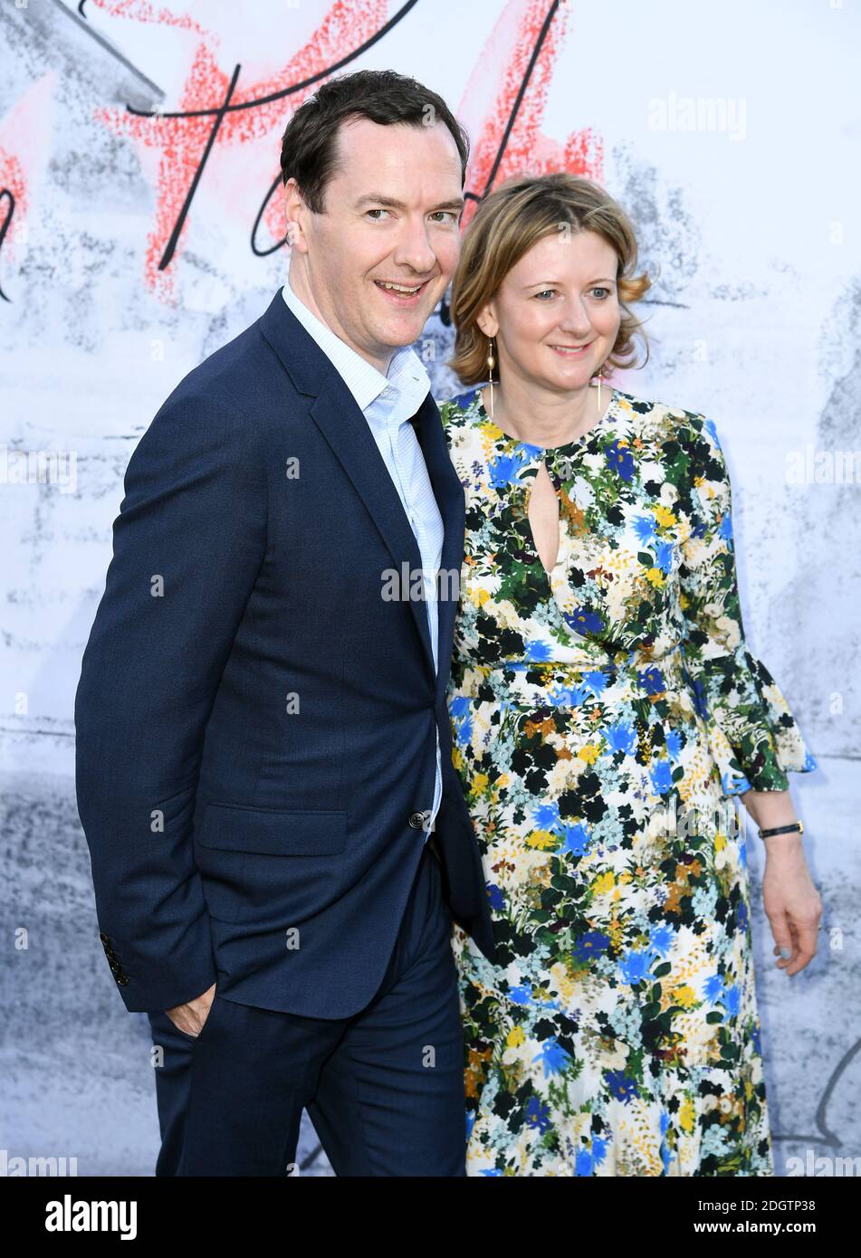 George and Frances Osborne attending the Serpentine Summer Party 2018 ...