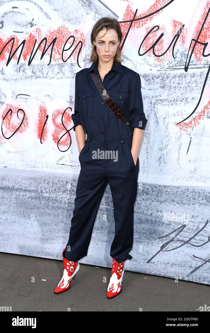 Edie Campbell attending the Serpentine Summer Party 2018 held at the ...