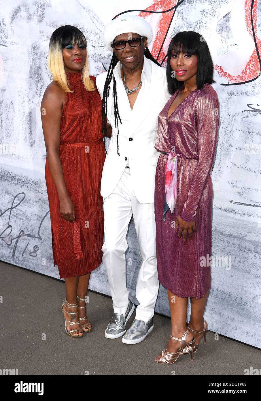 Kimberley Davis, Nile Rodgers and Folami Ankoanda attending the ...