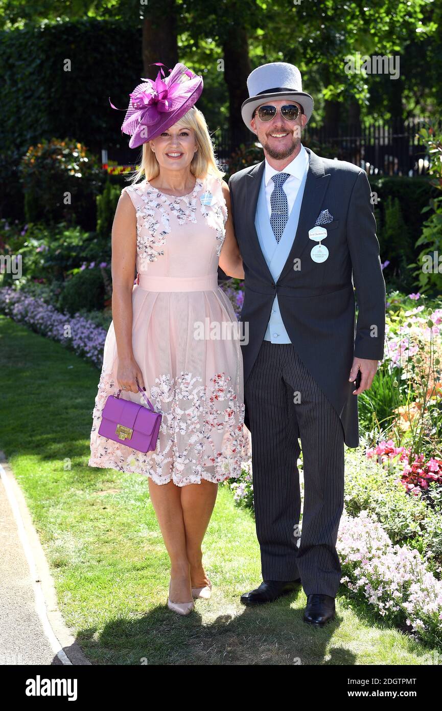 Nicki Chapman (left) and David Shackleton during day four of Royal ...