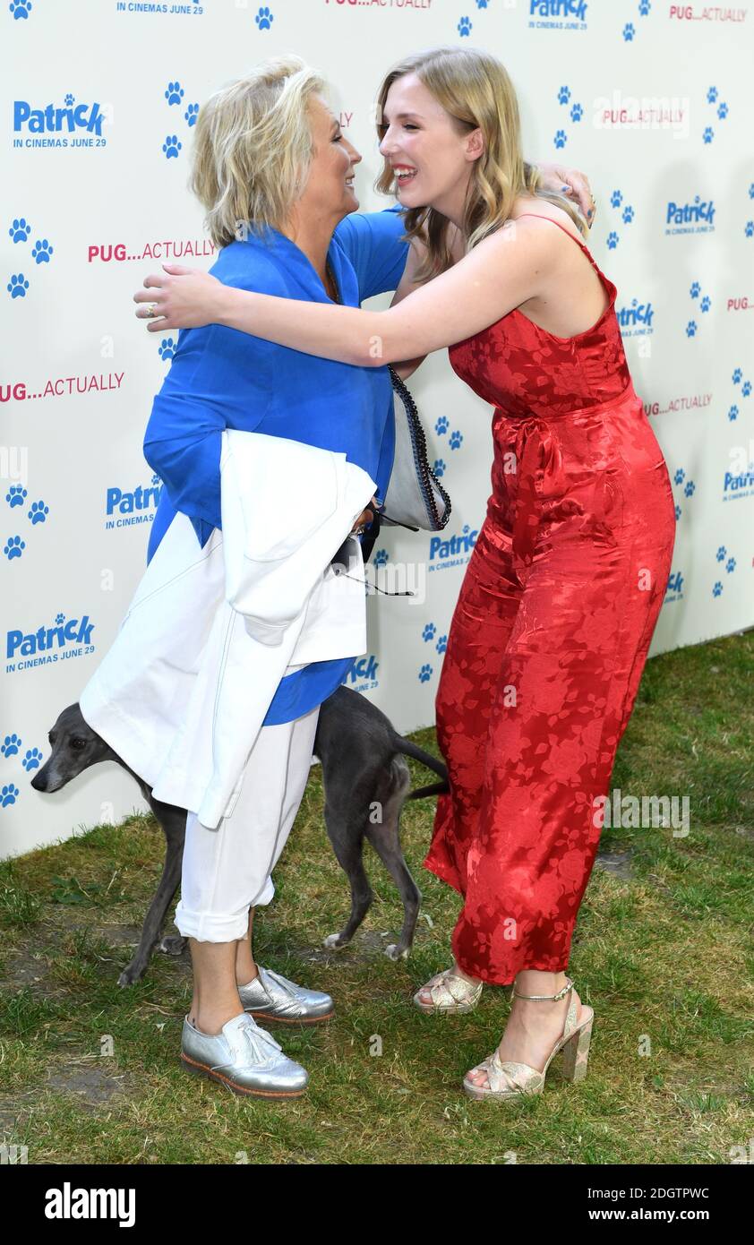 Jennifer Saunders and daughter Beattie Edmonson attending the UK ...
