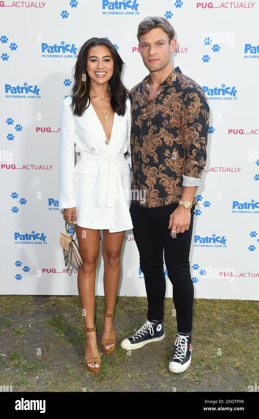 Montana Brown and Elliot Reeder attending the UK premiere of Patrick at ...