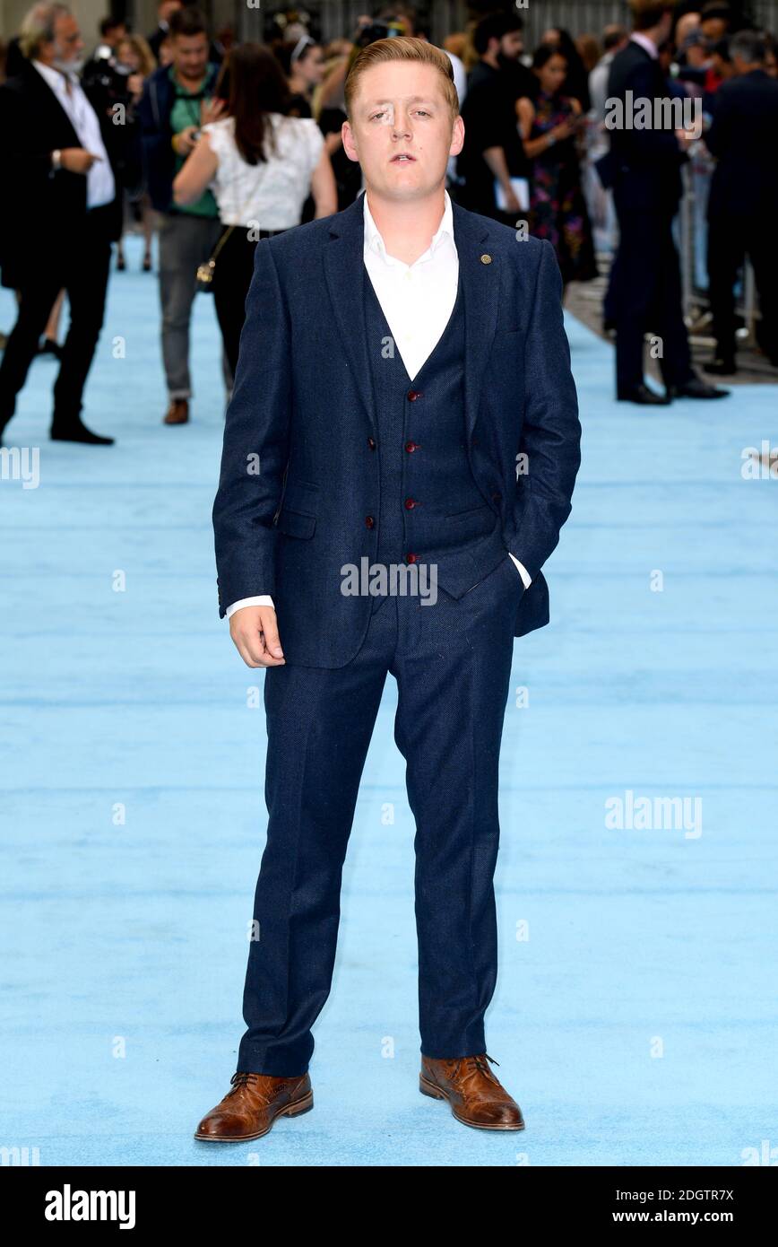 Thomas Turgoose attending the Swimming with Men premiere held at Curzon ...