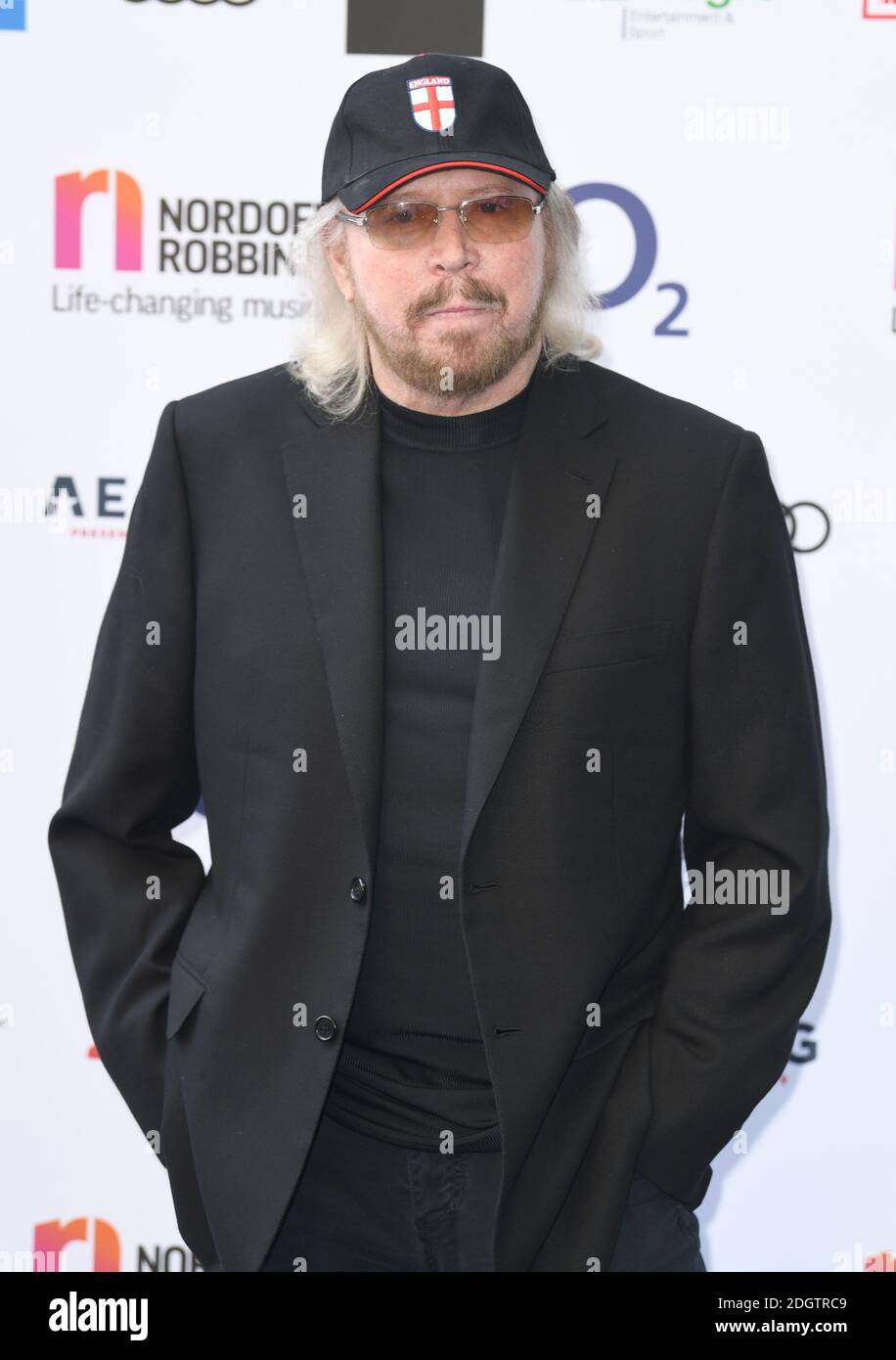 Barry Gibb attending the Nordoff Robbins O2 Silver Clef Awards held at ...