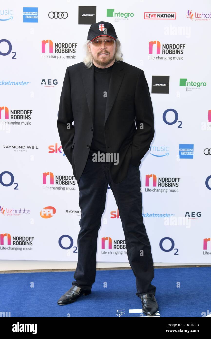 Barry Gibb attending the Nordoff Robbins O2 Silver Clef Awards held at Grosvenor House Hotel ...