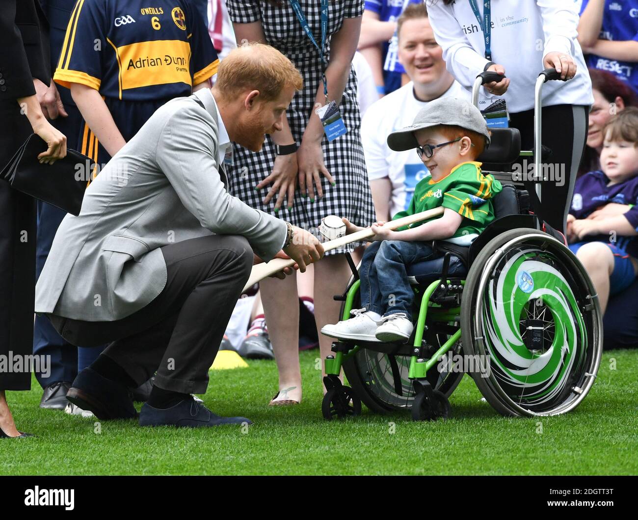 The Duke of Sussex during a visit to Dublin, Ireland. Photo credit ...