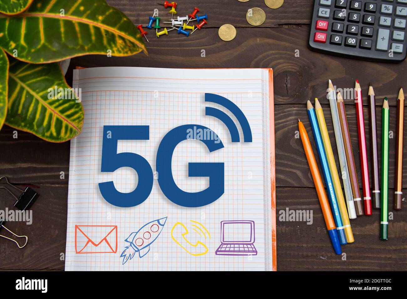 5g wireless infographics hi-res stock photography and images - Alamy