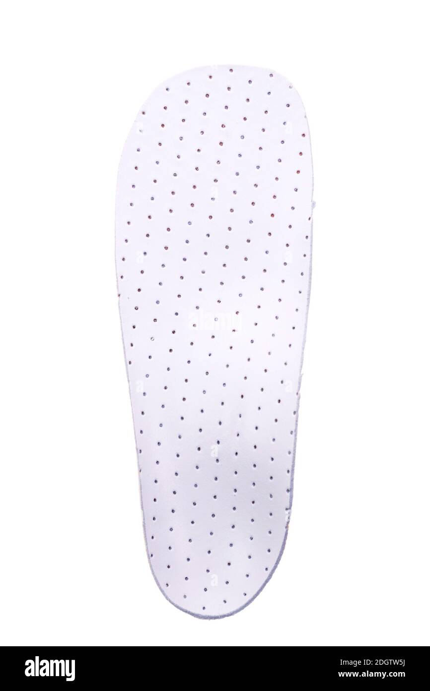Orthopedic insoles on white background Stock Photo - Alamy