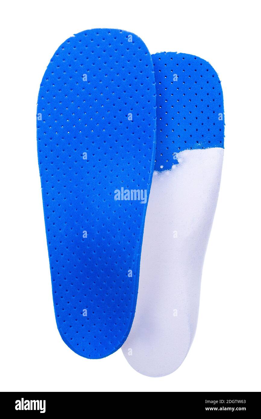 Orthopedic insoles on white background Stock Photo - Alamy