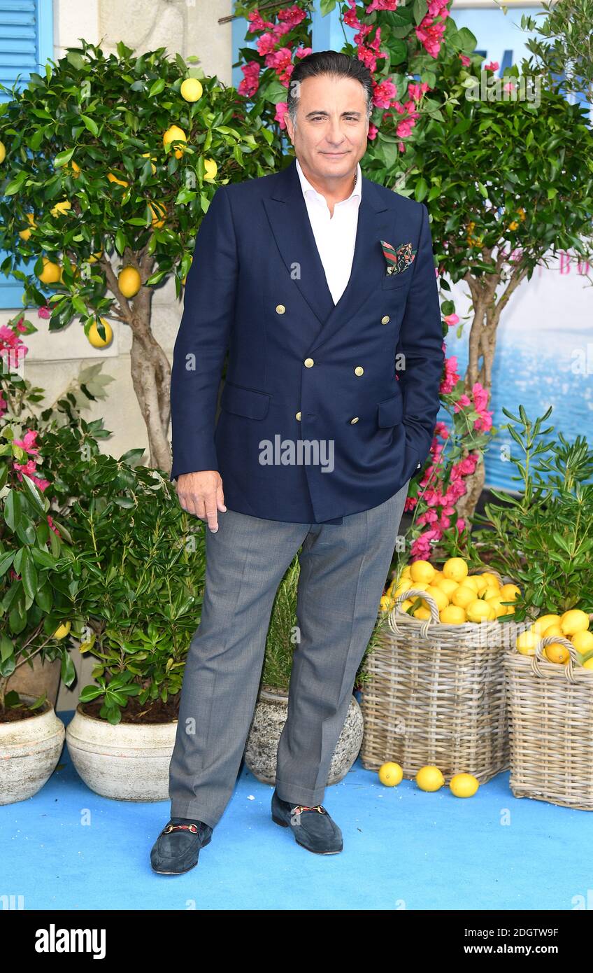 Andy Garcia attending the premiere of Mamma Mia! Here We Go Again held ...