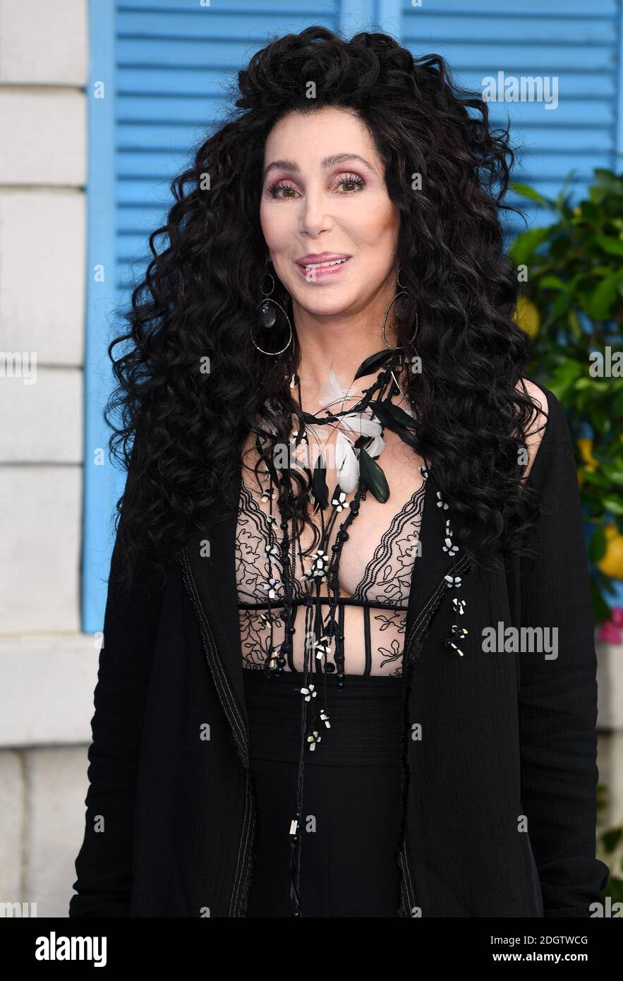 Cher attending the premiere of Mamma Mia! Here We Go Again held at the ...