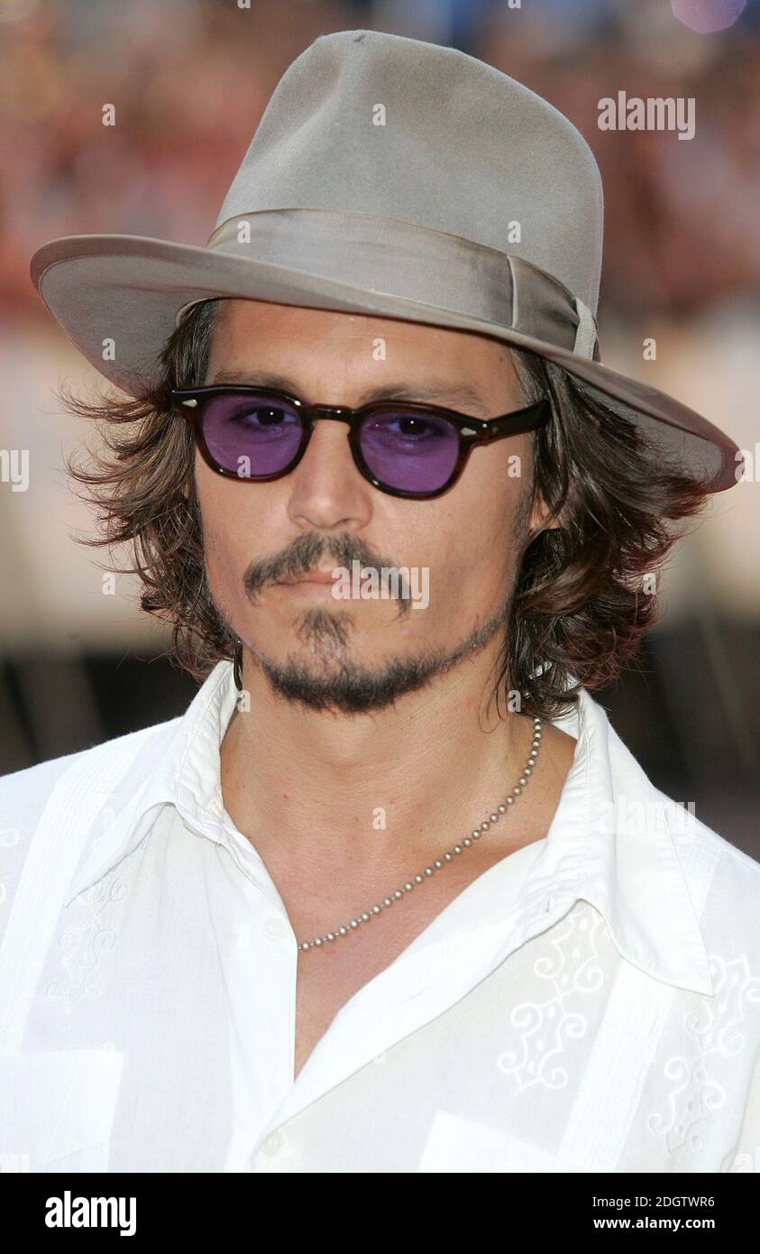 Johnny Depp arriving Stock Photo - Alamy