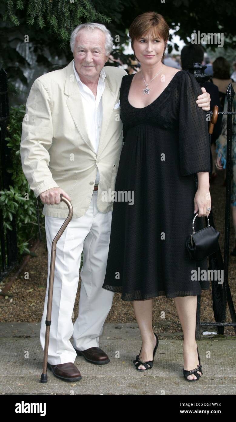 Brian Forbes and daughter Emma Forbes arriving at Sir David Frost's Garden Party, Chelsea ...