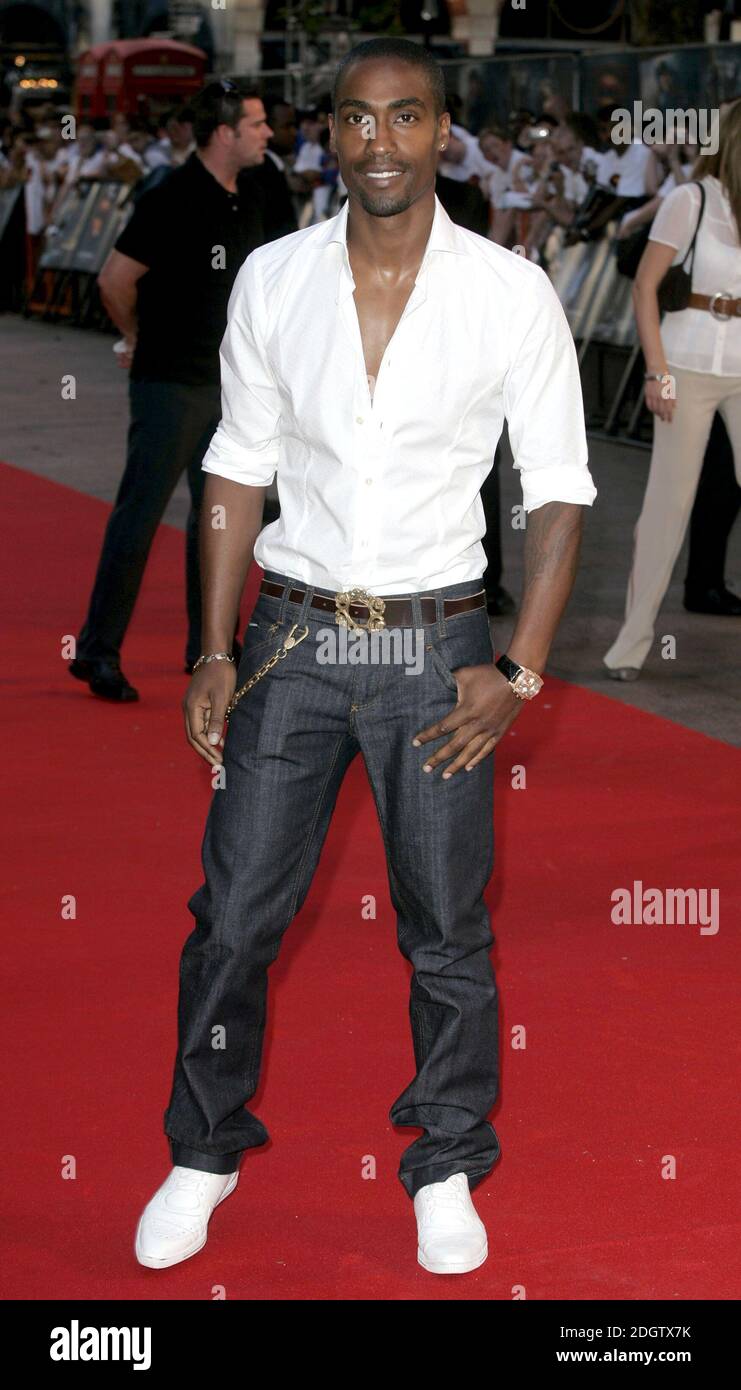 Simon Webbe arriving Stock Photo - Alamy