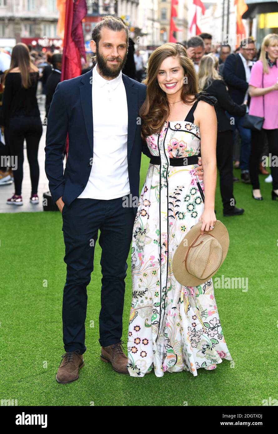 Rachel Stenton (right) and Chris Overton attending The Festival world ...