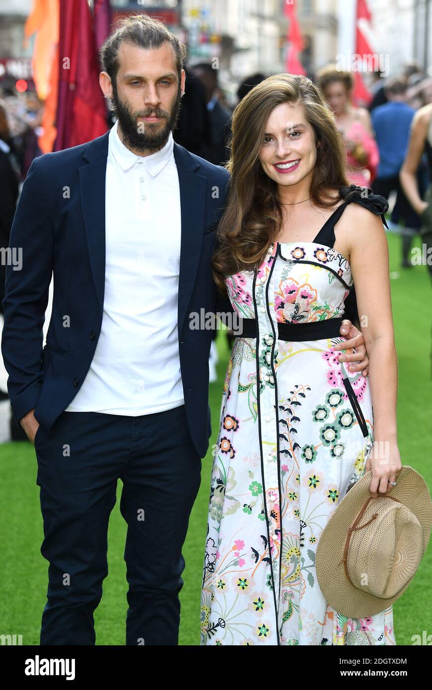 Rachel Stenton (right) and Chris Overton attending The Festival world ...