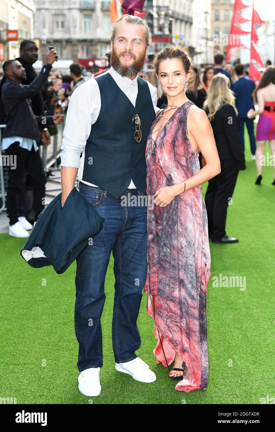 Kara Tointon (right) and Marius Jensen attending The Festival world ...