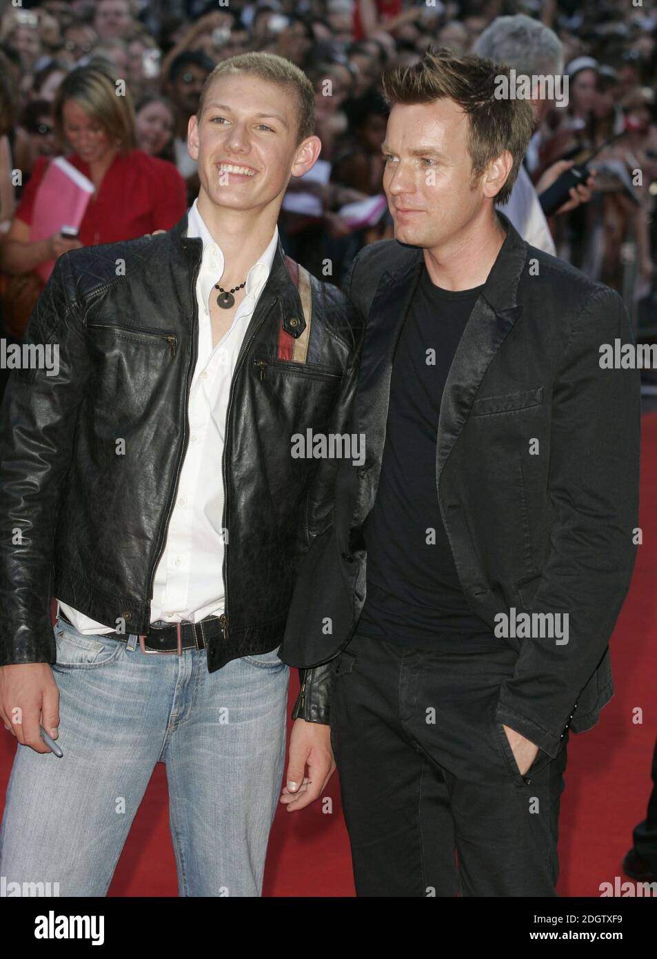 Alex Pettyfer and Ewan McGregor arriving Stock Photo - Alamy