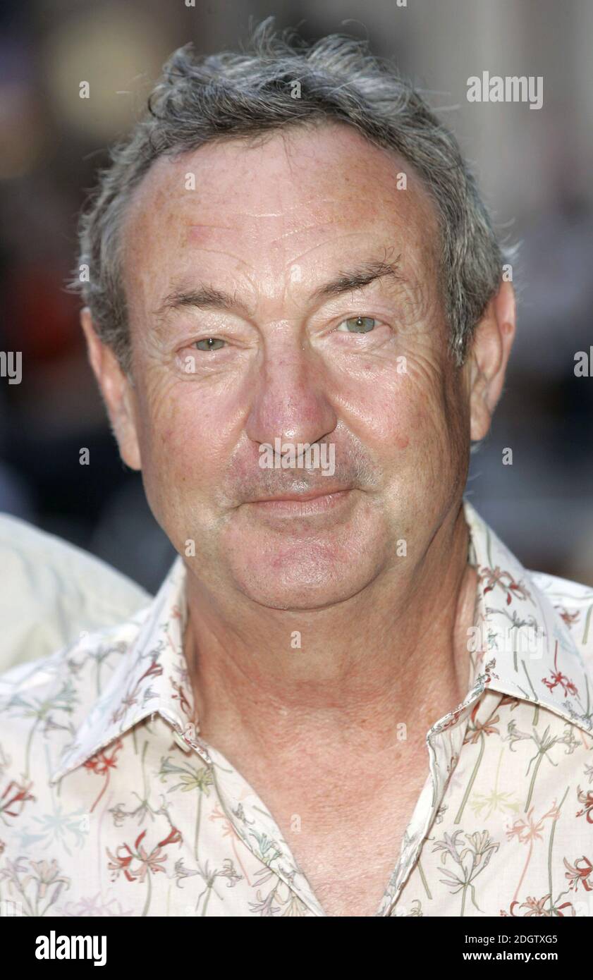 Nick Mason arriving Stock Photo - Alamy