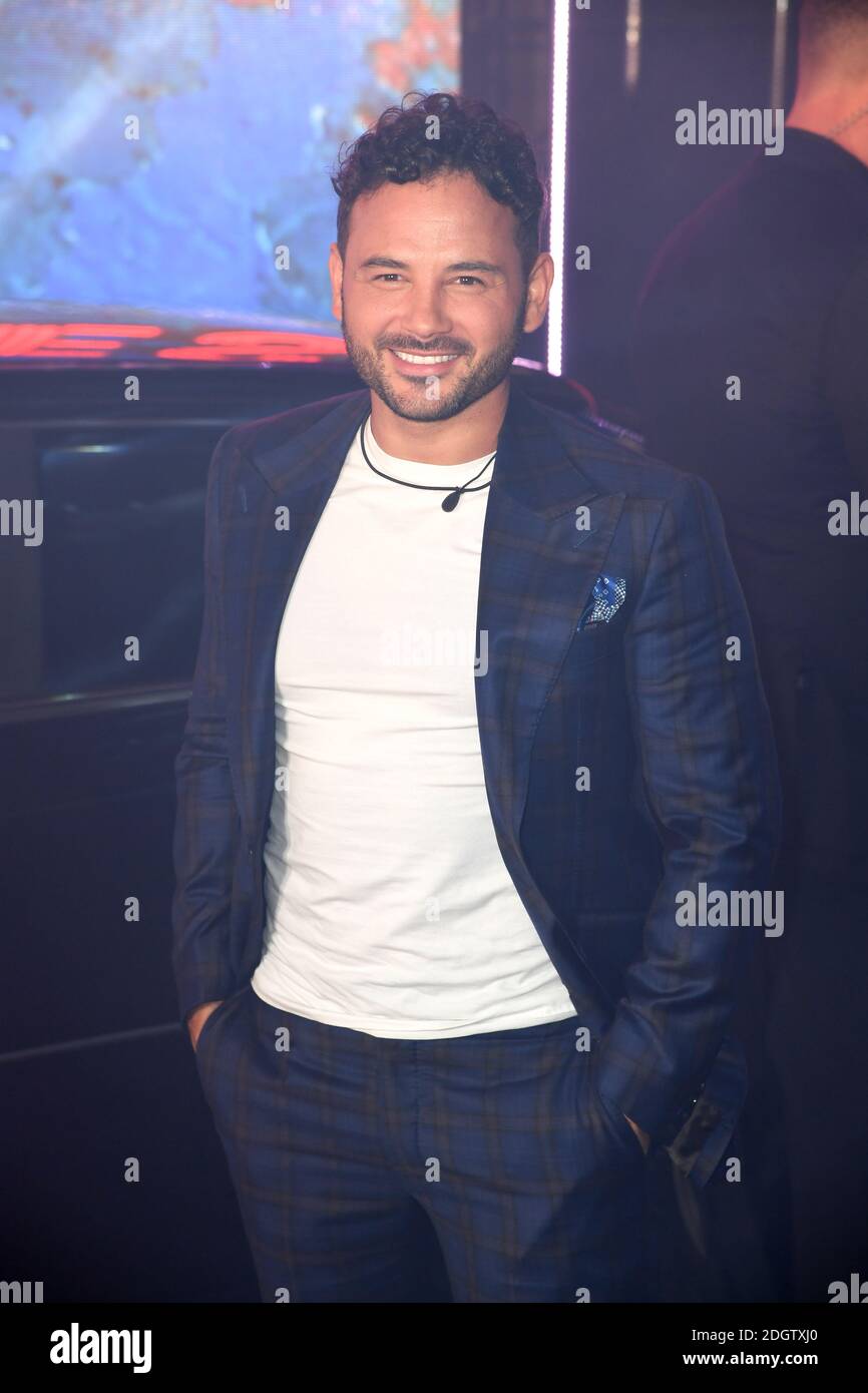 Ryan Thomas enters the house during the Celebrity Big Brother Launch ...