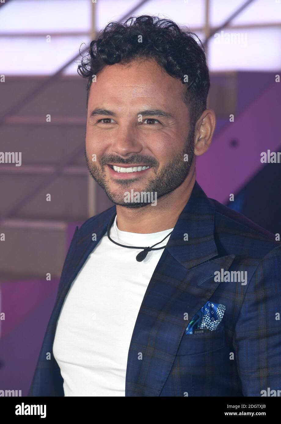 Ryan Thomas enters the house during the Celebrity Big Brother Launch ...