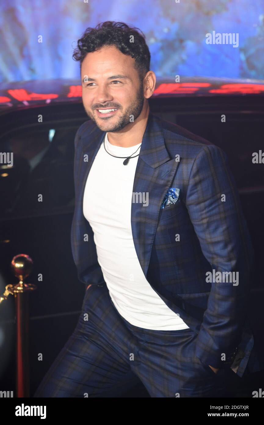 Ryan Thomas enters the house during the Celebrity Big Brother Launch ...