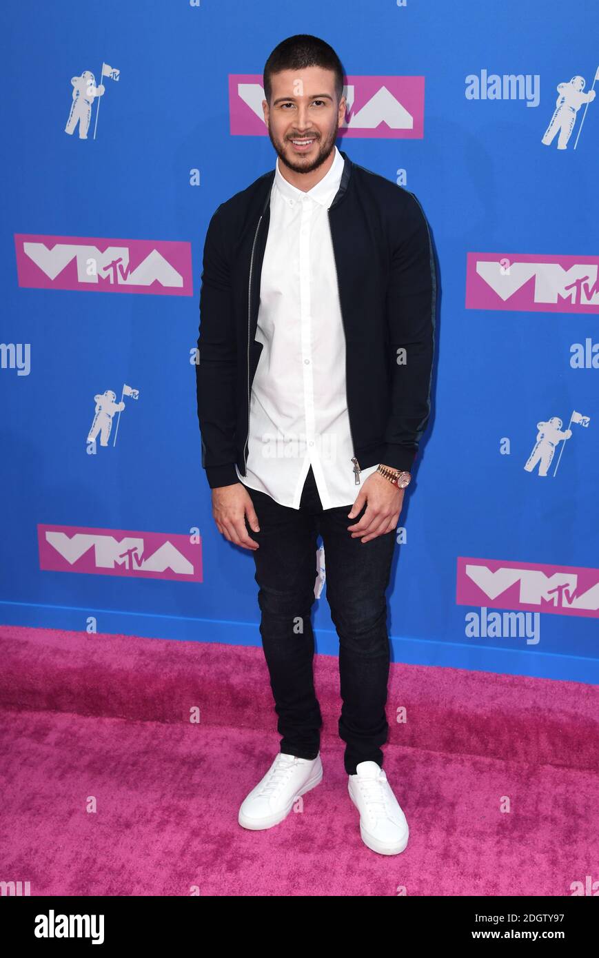 Vinny Guadagnino arriving at the MTV Video Music Awards 2018, Radio ...