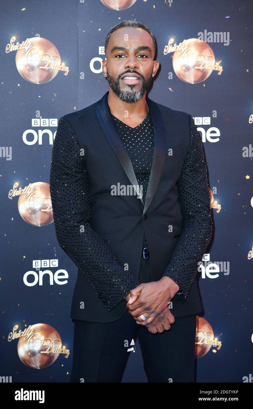 Charles Venn arriving at the red carpet launch of Strictly Come Dancing ...