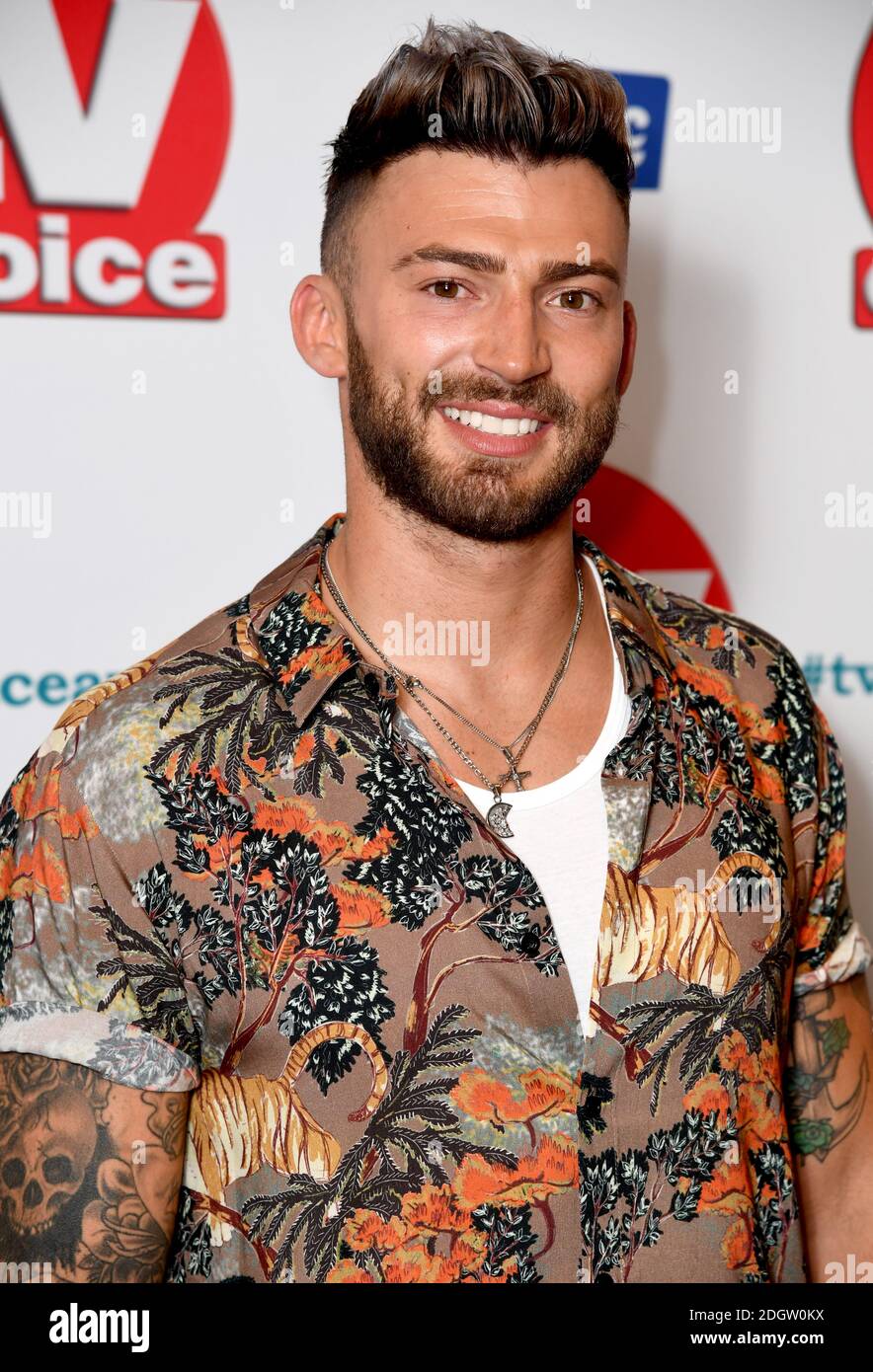 Jake Quickenden attending the TV Choice Awards 2018 held at The ...