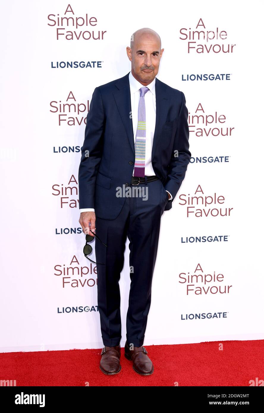 Stanley Tucci attending the Premiere of A Simple Favour held at The BFI ...