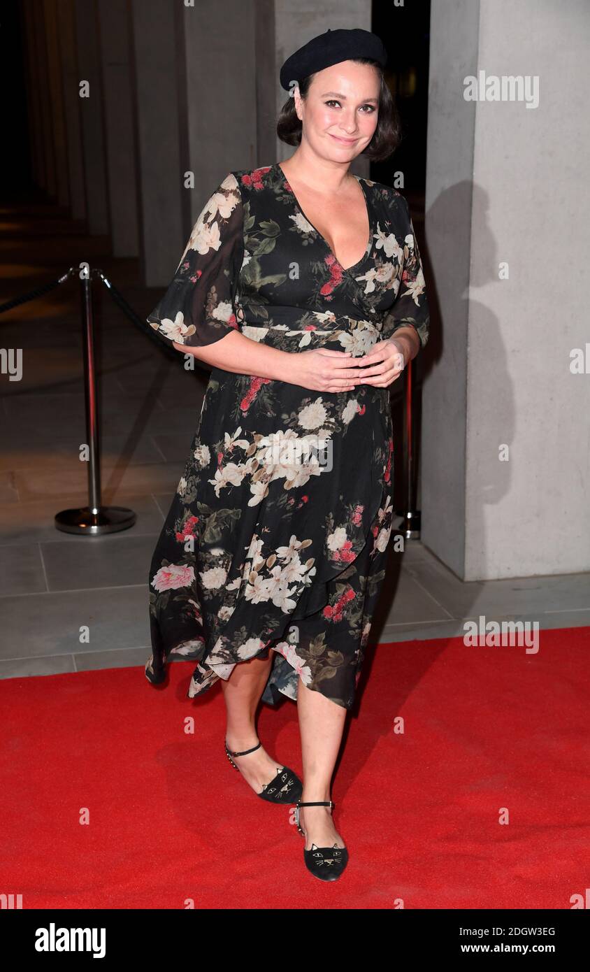 Gizzi Erskine arriving at the UK Premiere of Two For Joy, Everyman ...