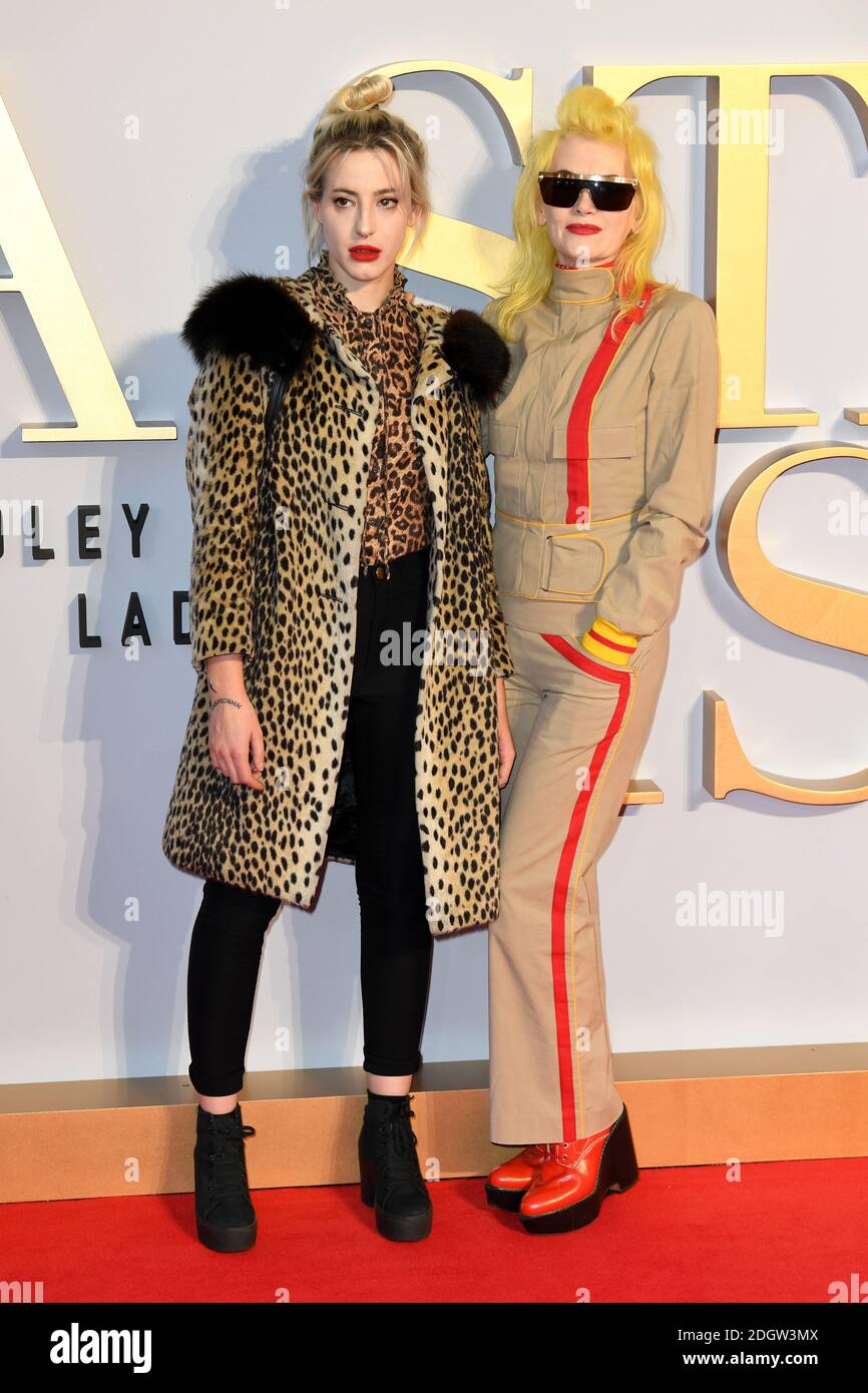 Pam Hogg and guest attending the UK Premiere of A Star is Born held at ...