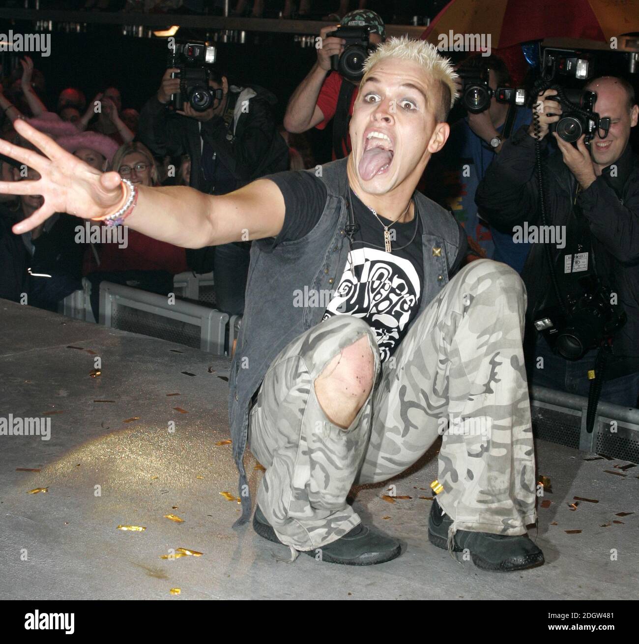 Pete Bennett wins at the Big Brother 7 Final, Elstree studios ...