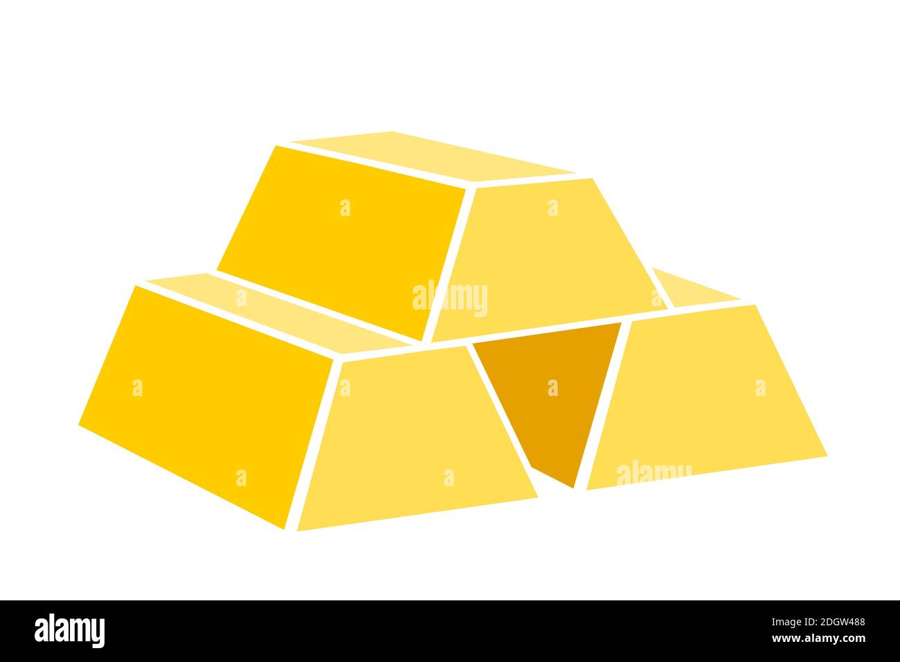 Gold bullion as valuable precious metal for saving and investent ...
