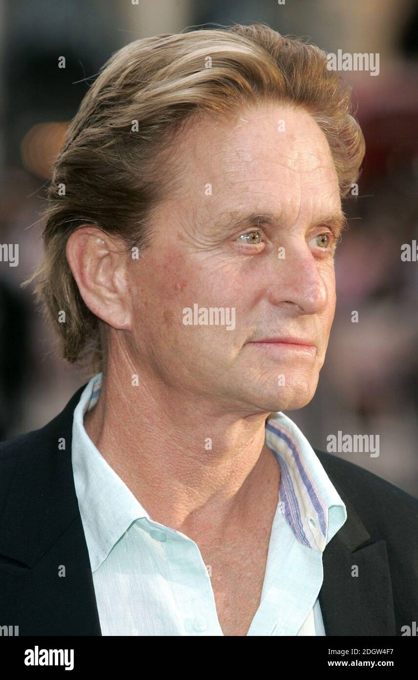 Michael Douglas arriving at the You, Me and Dupree premiere, Odeon ...