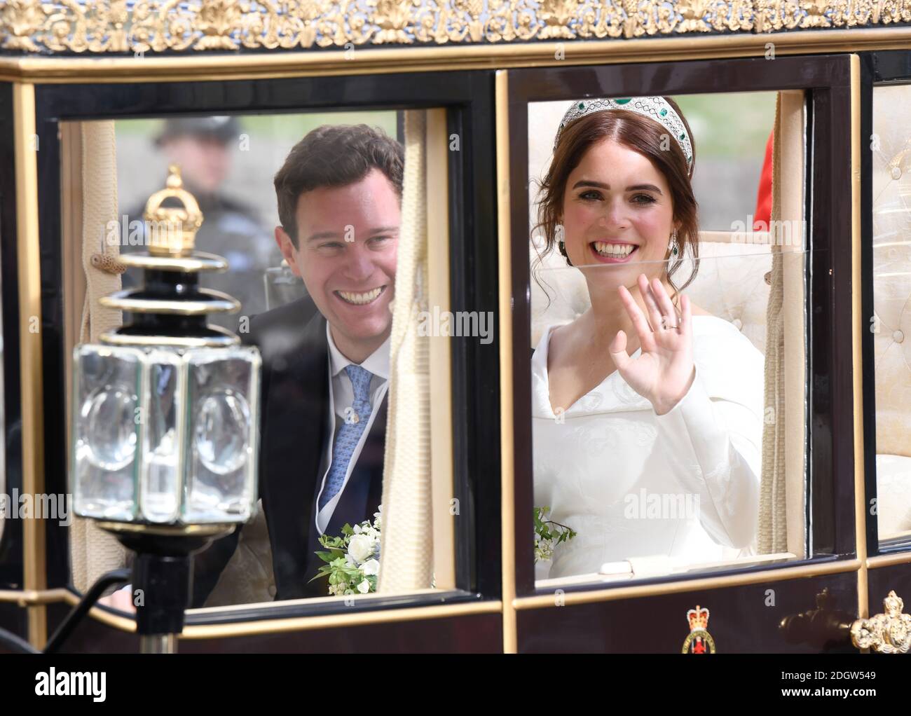 Princess Eugenie and her husband Jack Brooksbank travel in the Scottish ...