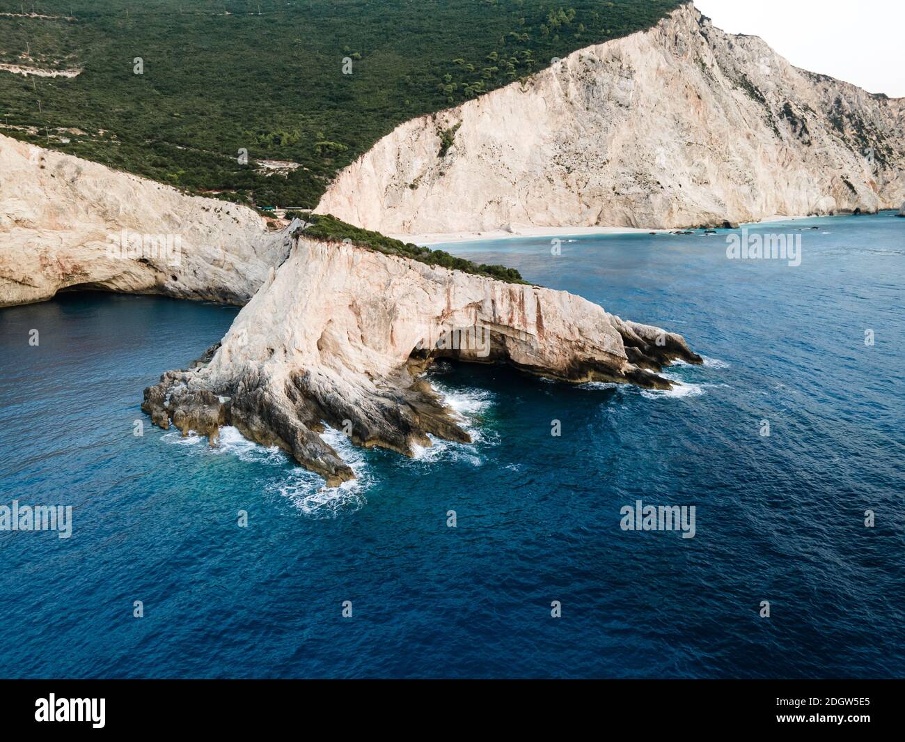 Aeriall Views of Greek Island/ Lefkada Stock Photo - Alamy