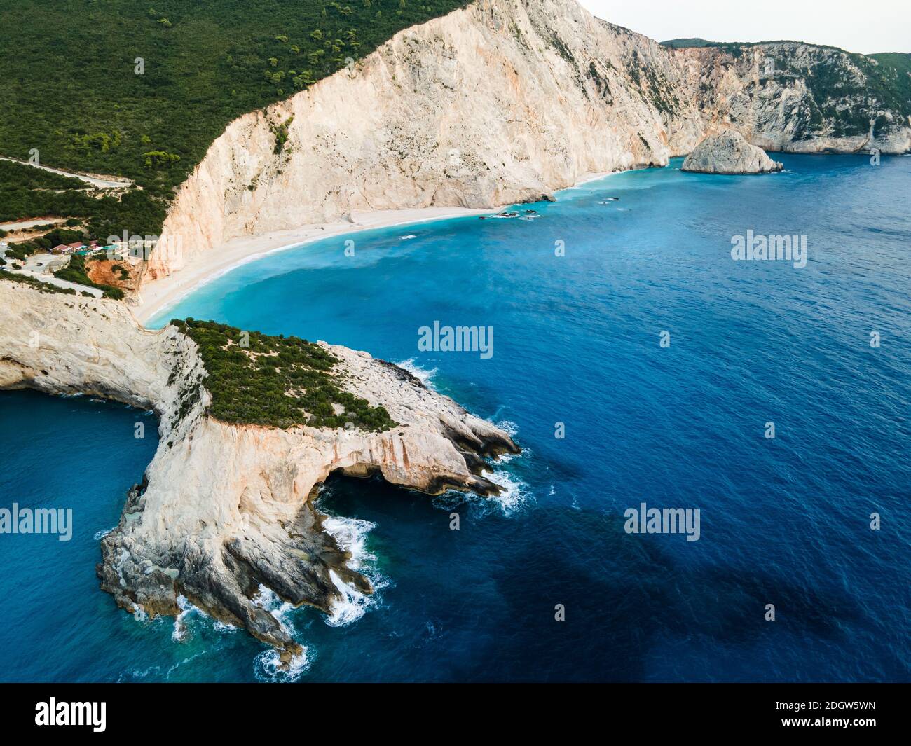 Aeriall Views of Greek Island/ Lefkada Stock Photo - Alamy