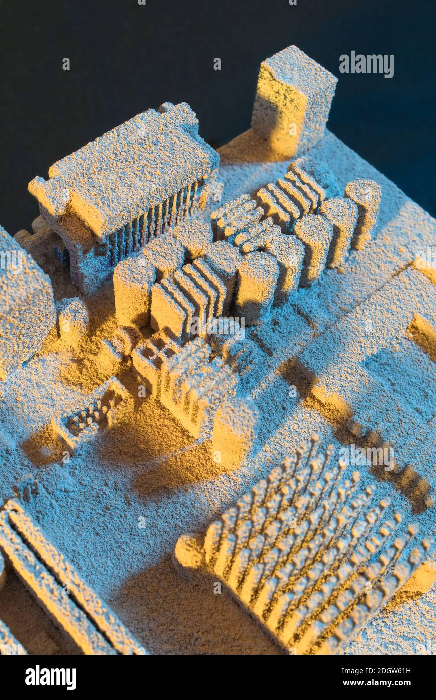 Abstract of PC motherboard / desktop PC motherboard surface treated and ...