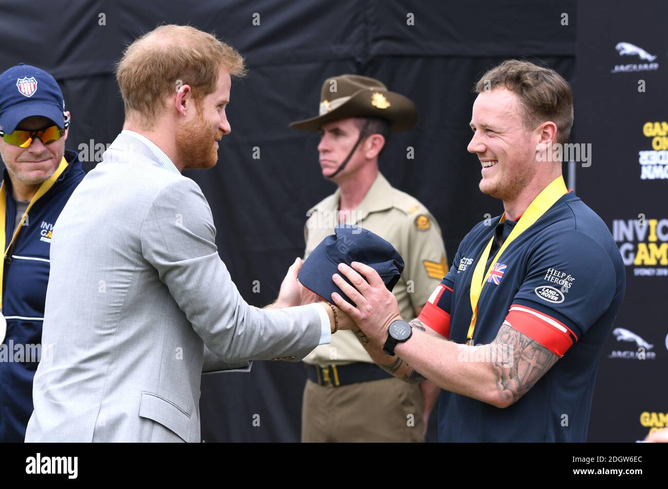 Prince Harry Duke of Sussex meets athletes at the Invictus Games and ...