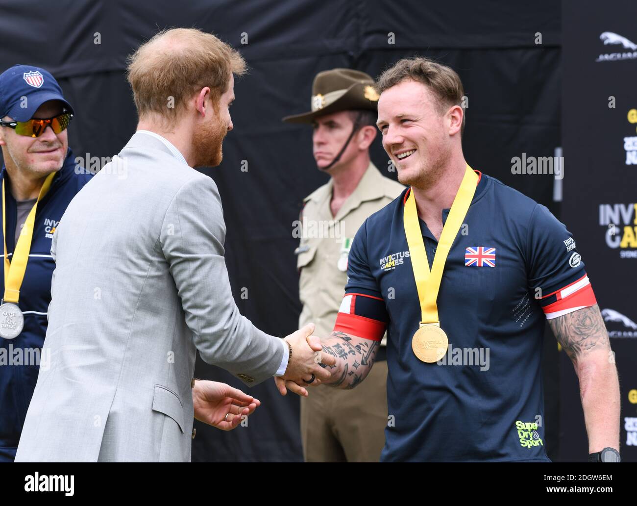 Prince Harry Duke of Sussex meets athletes at the Invictus Games and ...