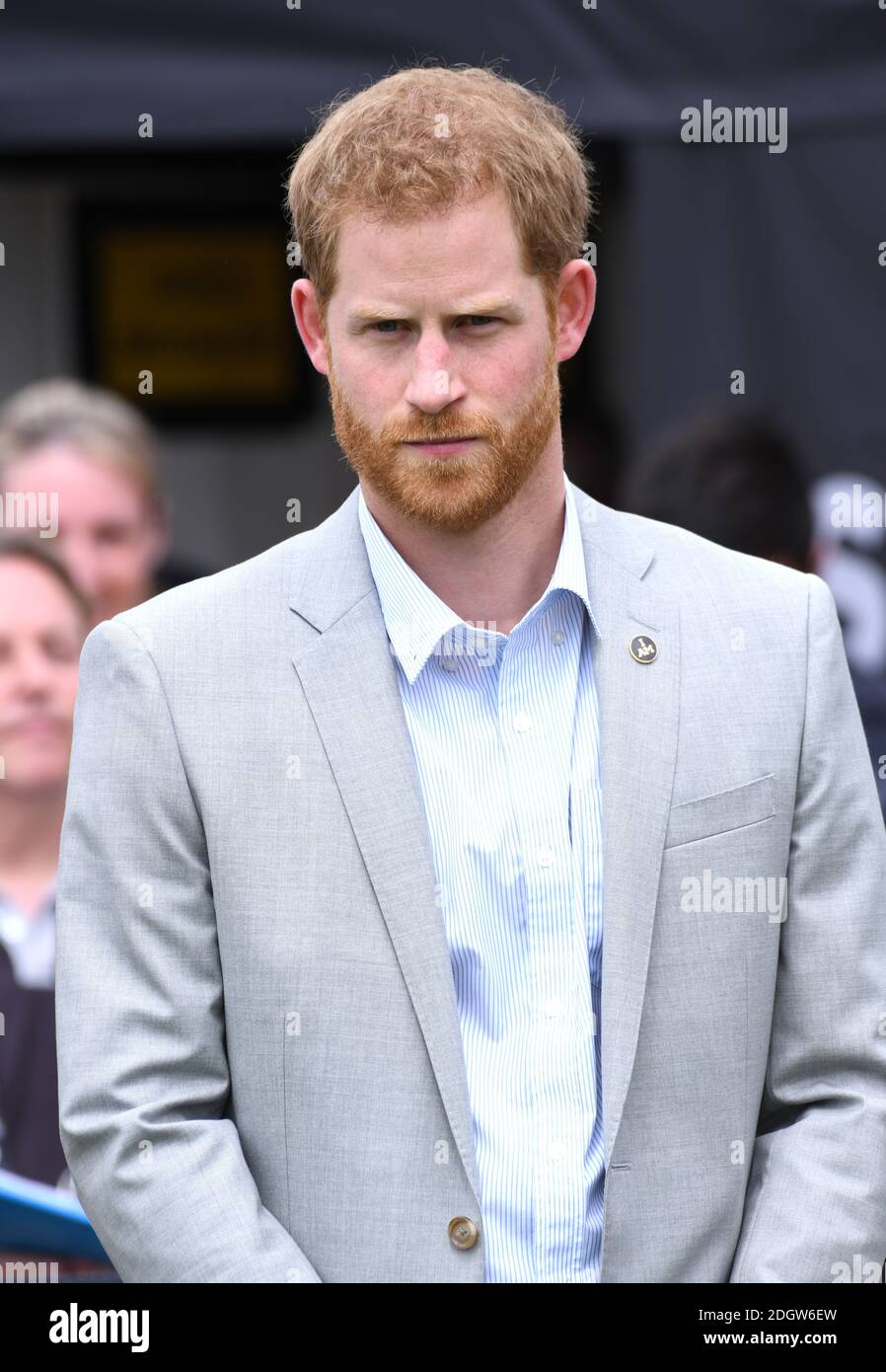 Prince Harry Duke of Sussex meets athletes at the Invictus Games and ...