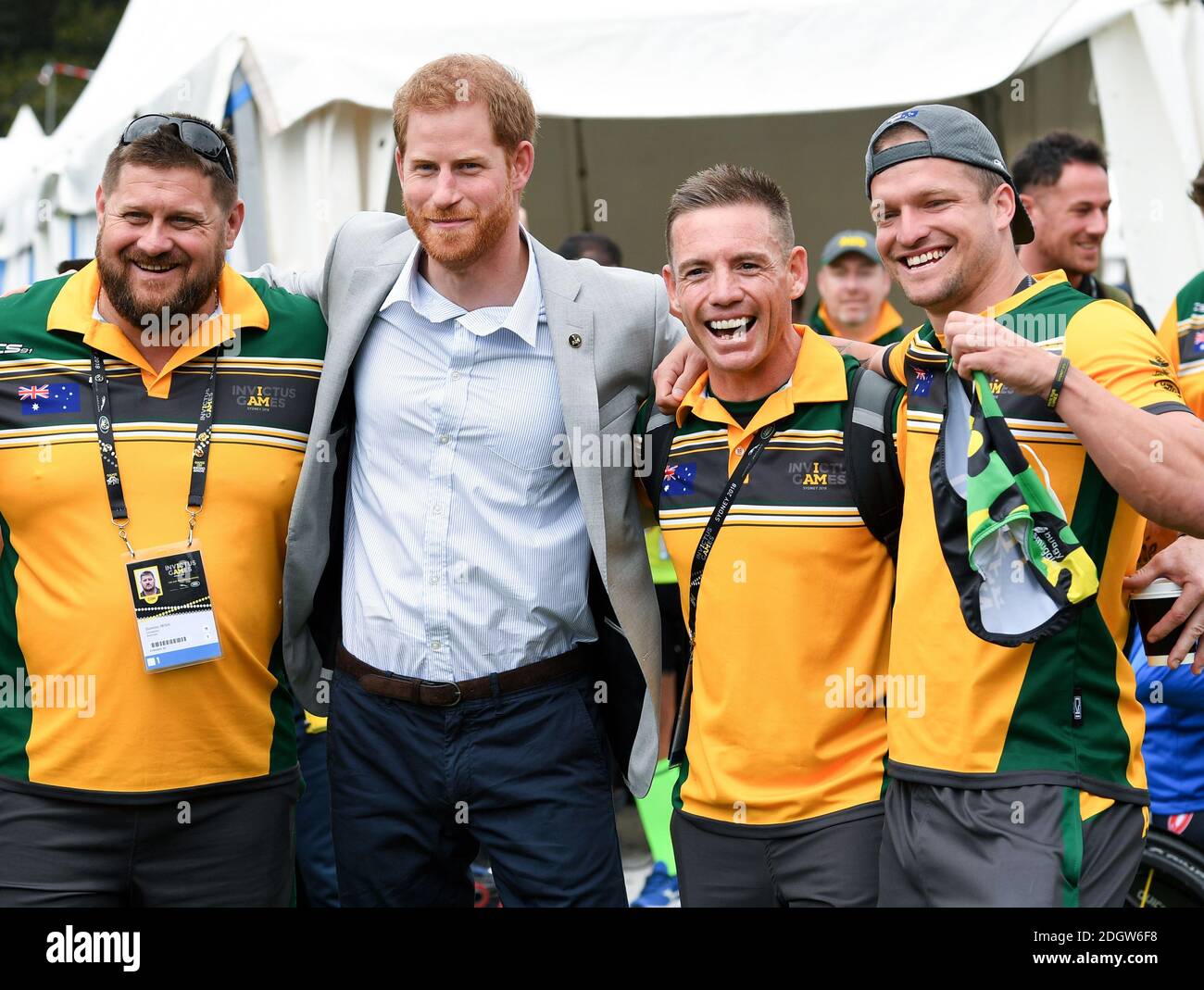 Prince Harry Duke of Sussex meets athletes at the Invictus Games and ...