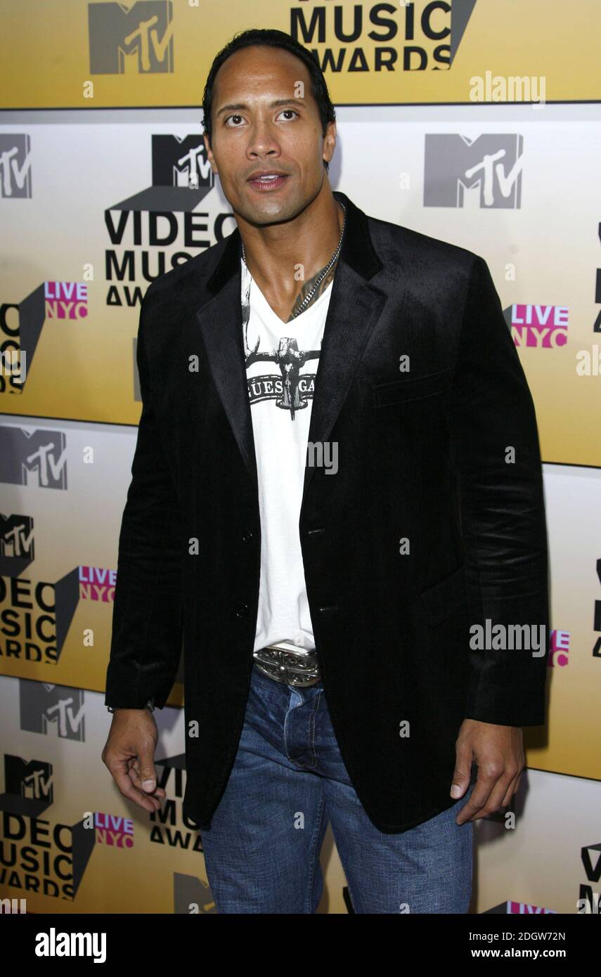 The Rock arriving at the the MTV Video Music Awards 2006, Radio City ...