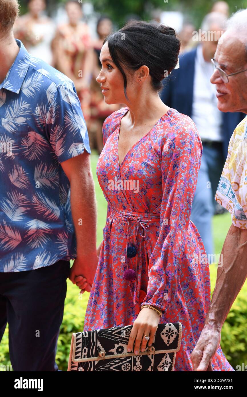Prince Harry Duke of Sussex and Meghan Duchess of Sussex arrive at the ...
