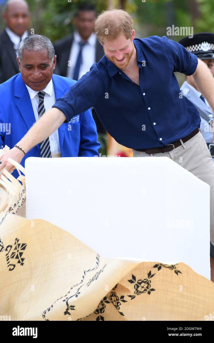 Prince Harry Duke of Sussex and Meghan Duchess of Sussex visit Toloa ...