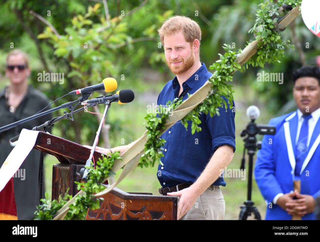 Prince Harry Duke of Sussex and Meghan Duchess of Sussex visit Toloa ...